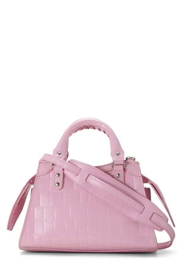 Balenciaga Embossed Neo Classic City - Pink
