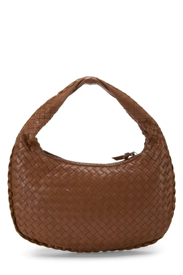 Bottega Veneta Intrecciato Veneta Hobo Bag - Brown