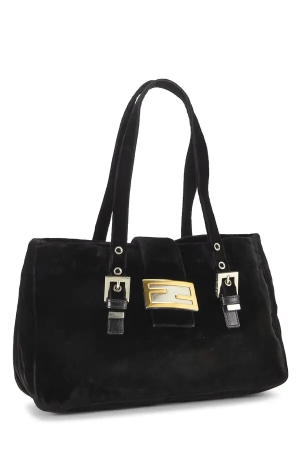 Fendi Velour Shoulder Bag