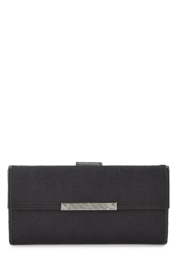 Gucci Original Gg Canvas Wallet - Black