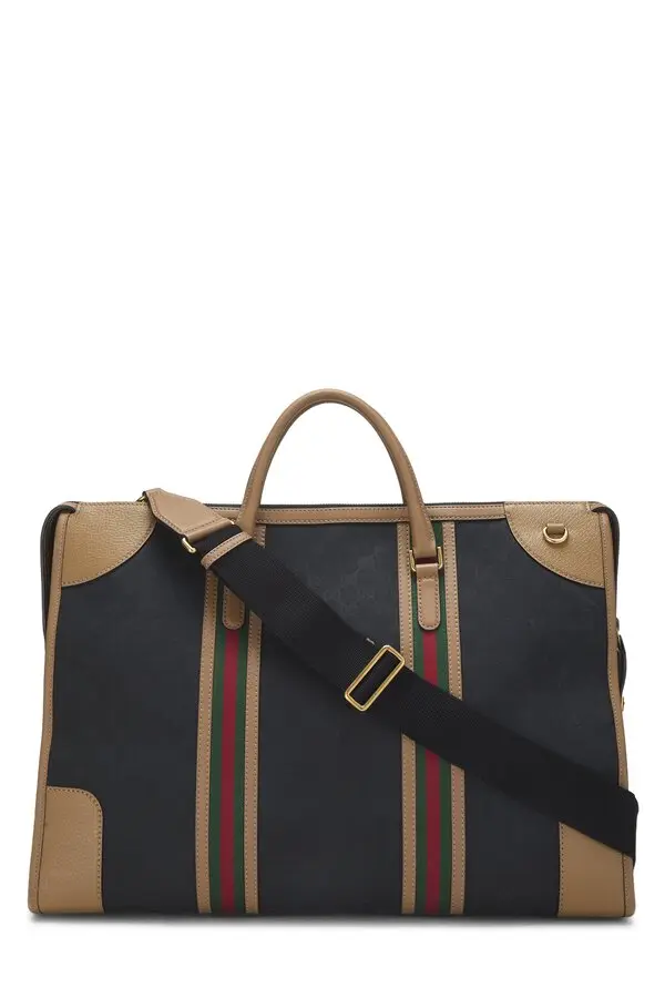Gucci Gg Web Carry-on Duffle