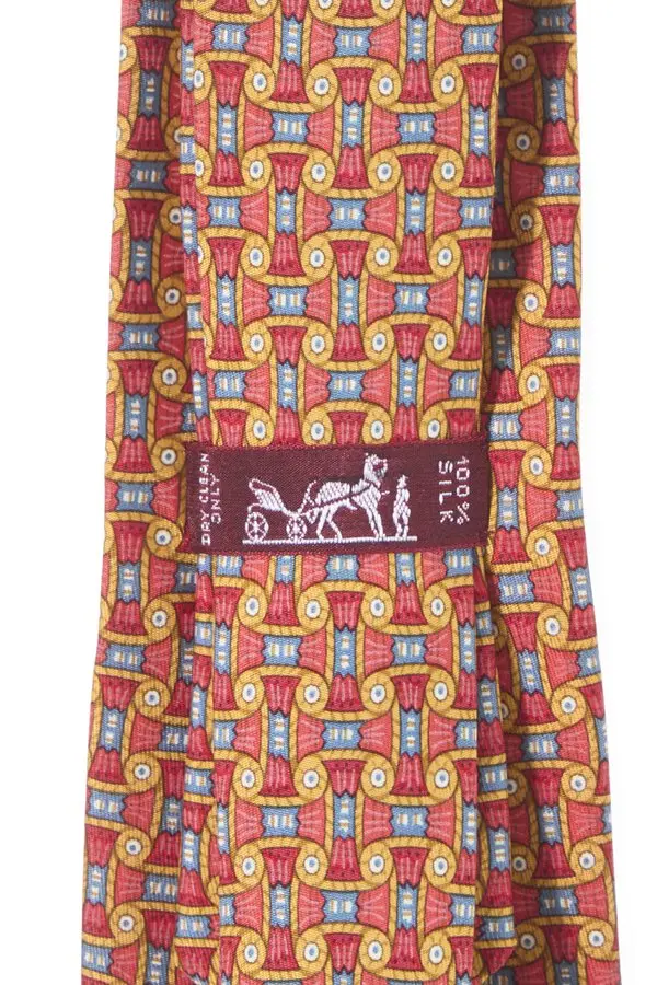 Hermès Silk Neck Tie - Orange