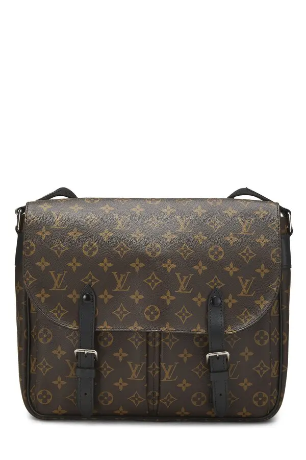 LOUIS VUITTON Monogram Macassar Christopher Messenger