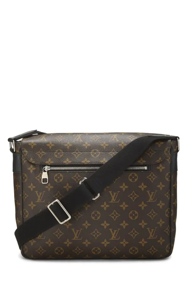 LOUIS VUITTON Monogram Macassar Christopher Messenger