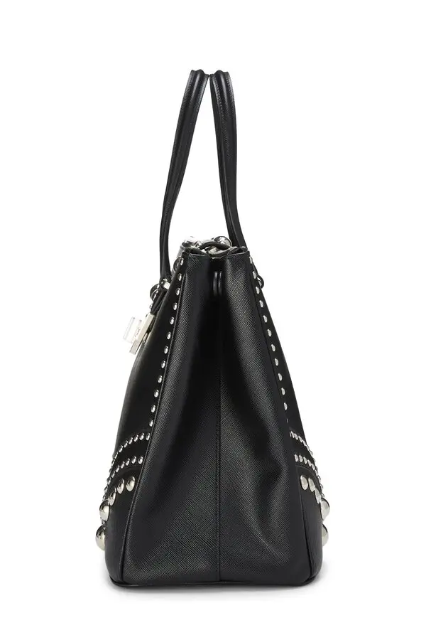 Prada Studded Saffiano Tote