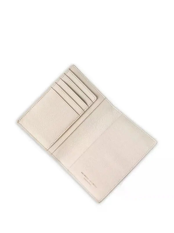 Brunello Cucinelli Grained Leather Passport Holder