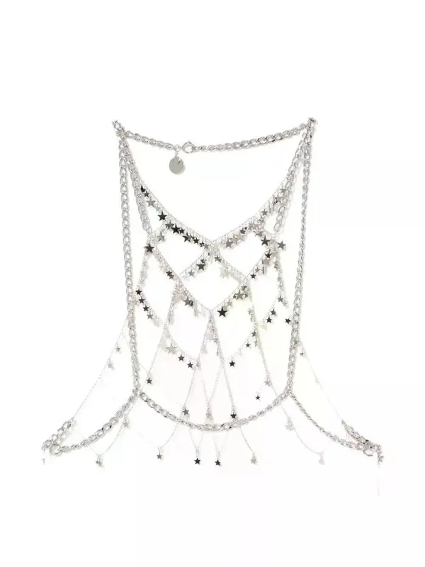 Noir Kei Ninomiya Embellished Harness - Silver