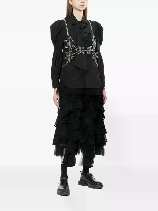 Noir Kei Ninomiya Ruffled Shirt