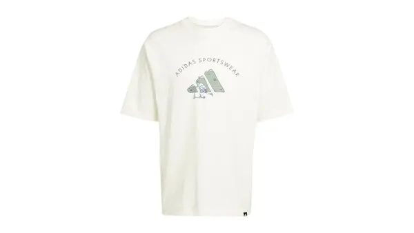Adidas Codes Doodle Scooter Graphic Tee Shirt