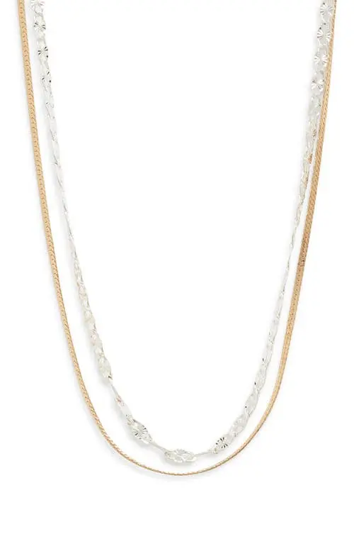 Nordstrom Chain Necklace Set - 14k Goldterling Plated
