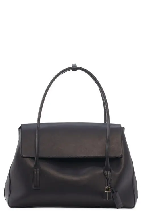 TOM FORD Large Leather Shoulder Bag - Black