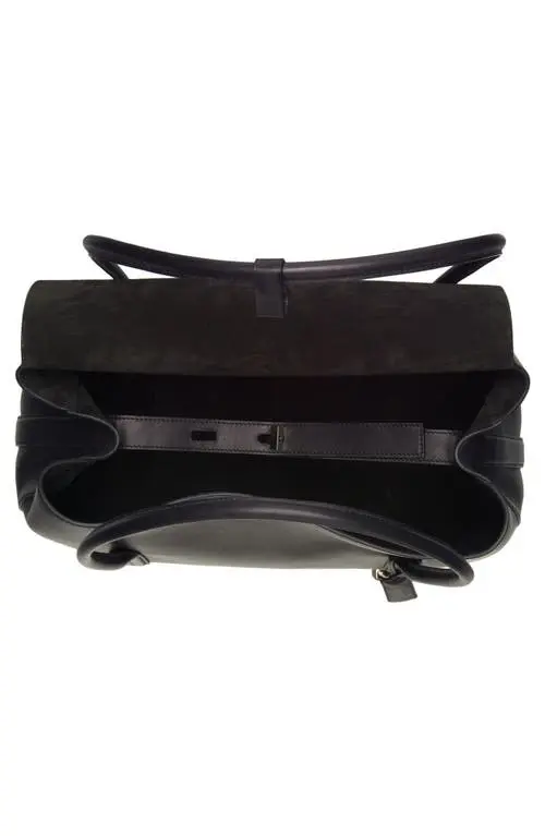 TOM FORD Large Leather Shoulder Bag - Black