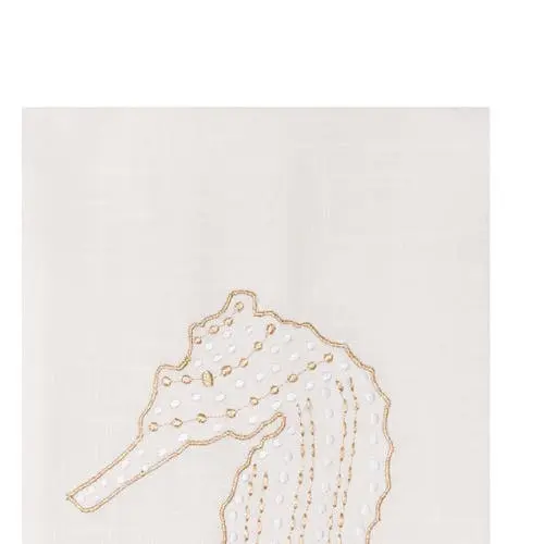 C&F HOME Gold Coast Seahorse 100% Cotton Handtowel