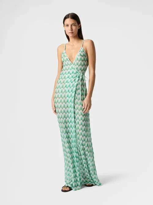 Missoni Long Cover-up In Viscose With Floral Pattern - Multicoloured