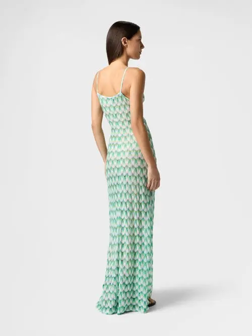 Missoni Long Cover-up In Viscose With Floral Pattern - Multicoloured