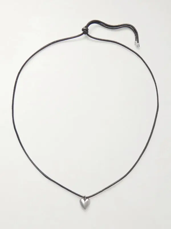 JENNIFER FISHER Puffy Heart Choker - Gray