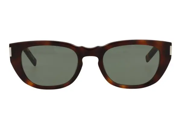 Saint Laurent Round Frame Recycled Acetate Sunglasses - Havana/green (sl601/30014301