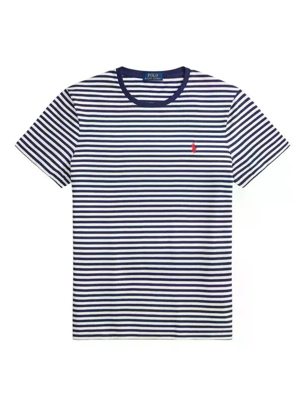 Polo Ralph Lauren Striped Embroidered Jersey T-shirt