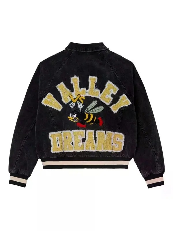 VALE FOREVER Embroidered Relaxed Fit Jacket