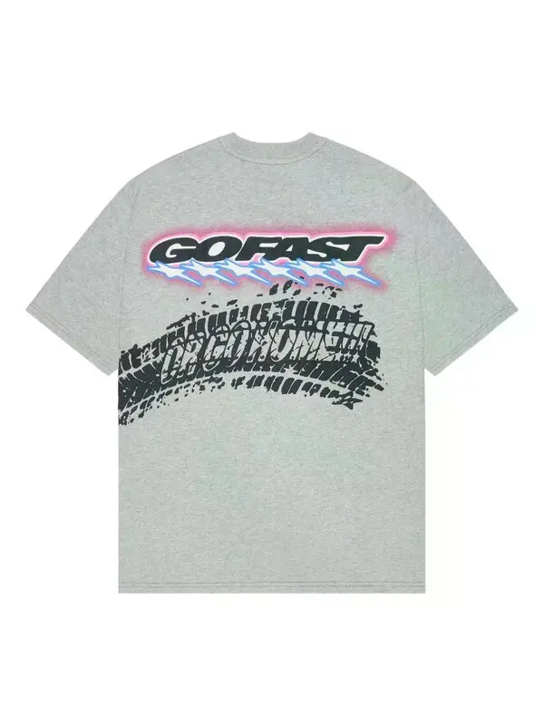 BROKEN PLANET Graphic-print T-shirt - Grey