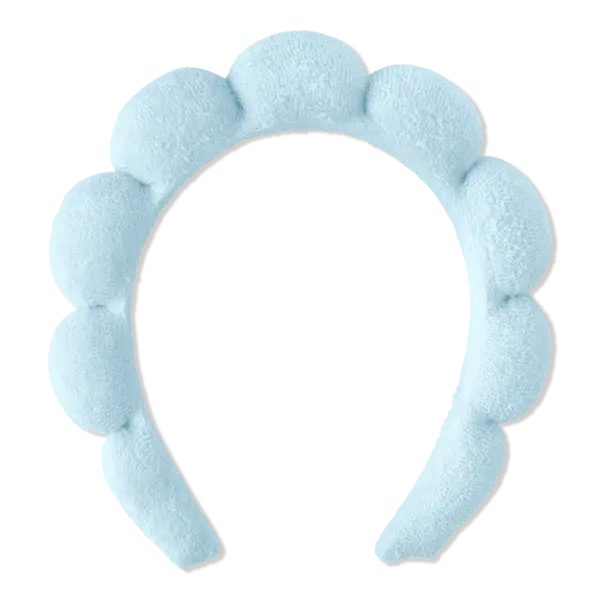 PRODUCT-OBSESSED Spa Headband With Patches - Blue