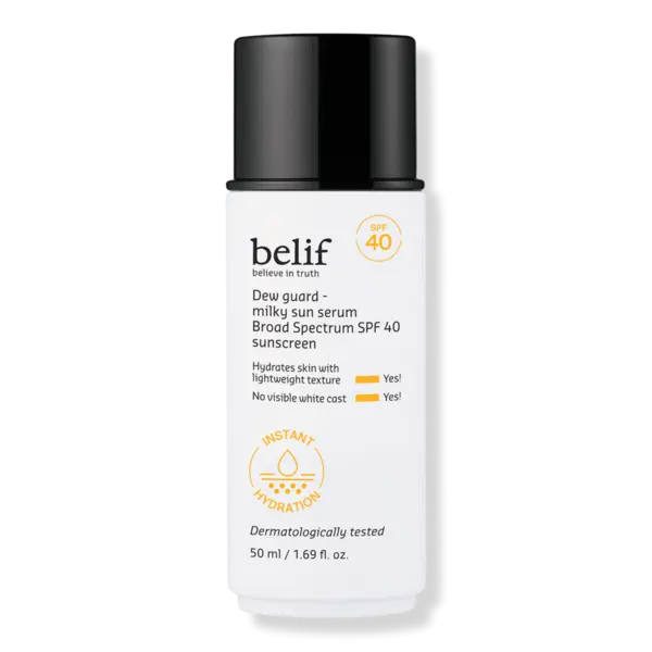 Belif Dew Guard Milky Sun Serum Hydrating Sunscreen Spf 40 - One-color