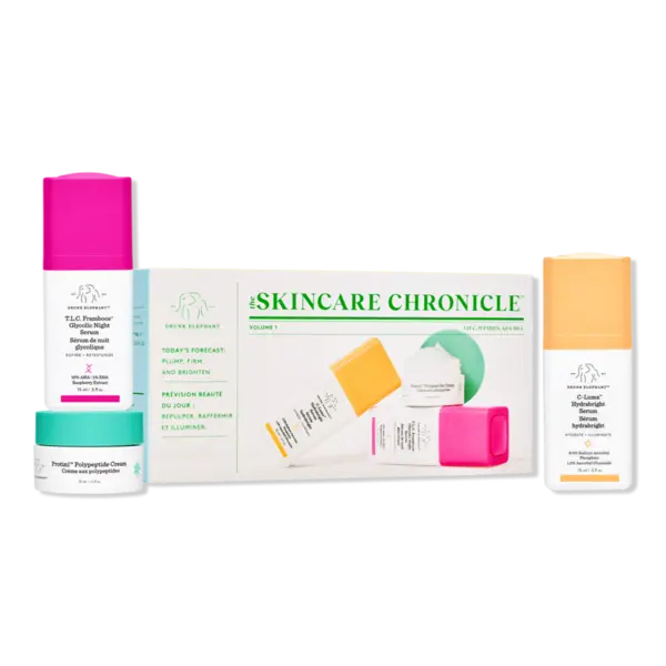 Drunk Elephant The Skincare Chronicles: Brighten & Exfoliate Kit - One-color
