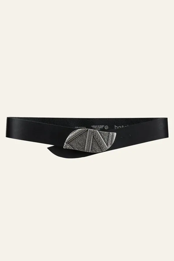 Ba&sh Beira Leather Belt - Black