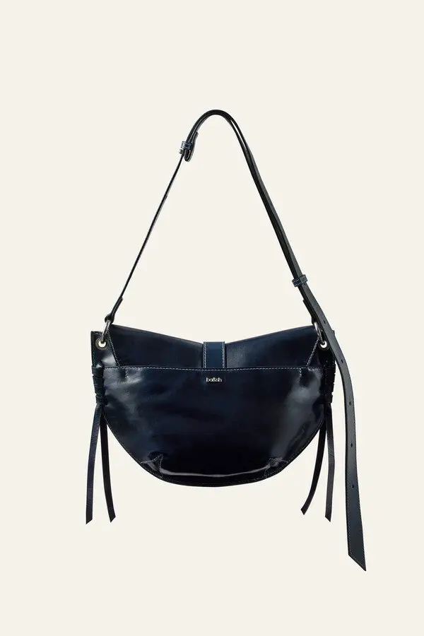 Ba&sh Youyou Leather Saddle Bag
