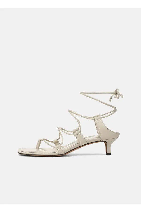 Vince Paulette Leather Sandal - Red