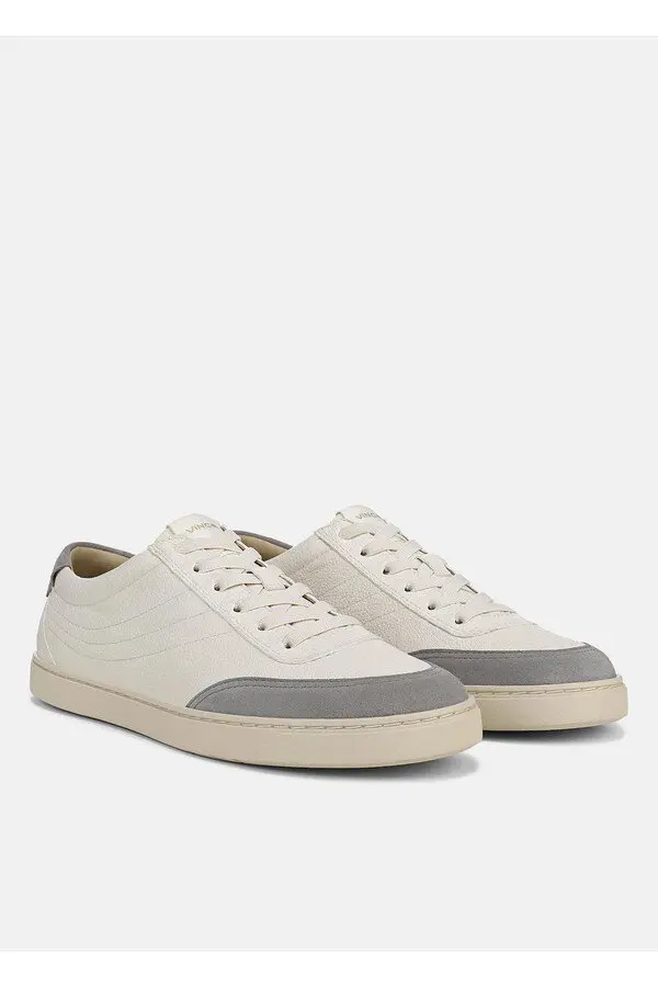 Vince Palm Leather Sneakers - Grey