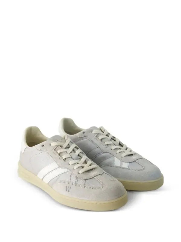 Woolrich Double U Leather Sneakers - Grey