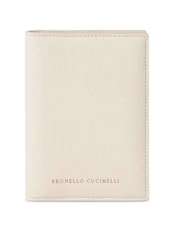 Brunello Cucinelli Leather Passport Case