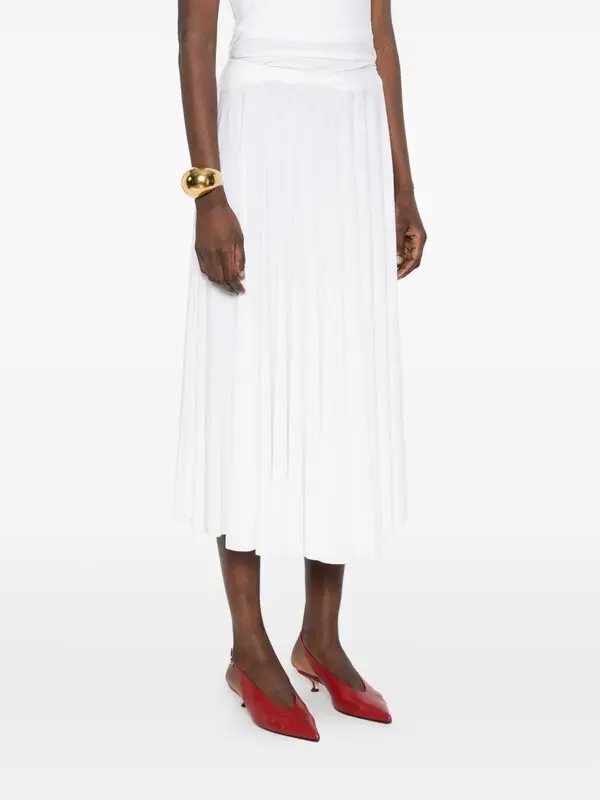 Norma Kamali Flared Midi Skirt