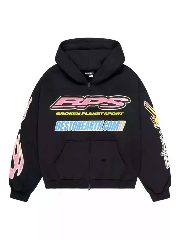 BROKEN PLANET Graphic-print Hoodie