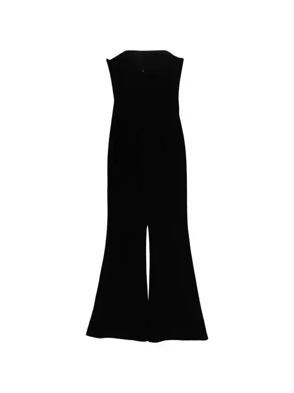 ISABEL SANCHIS Strapless Flared Jumpsuit