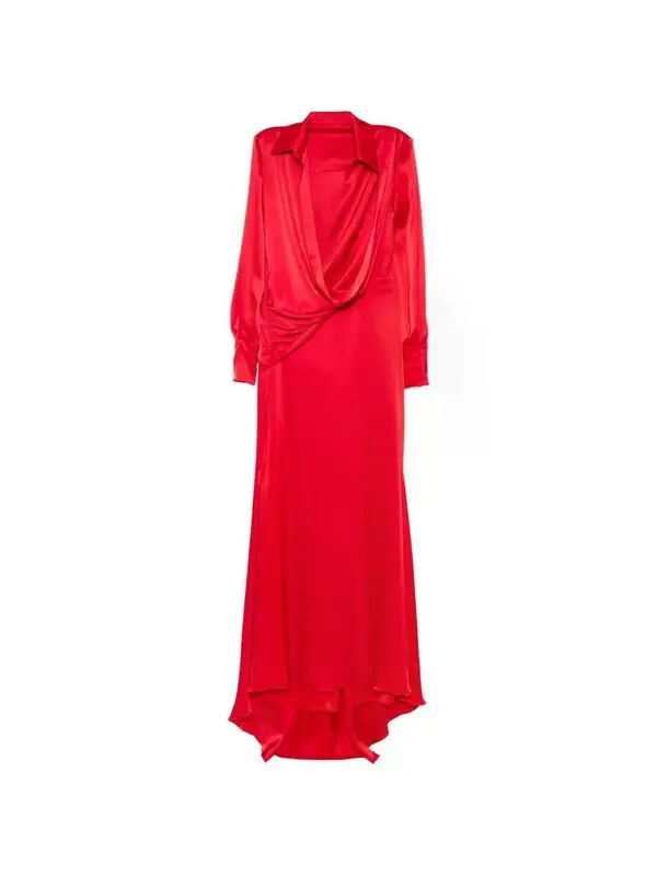 ISABEL SANCHIS Denes Maxi Dress - Red