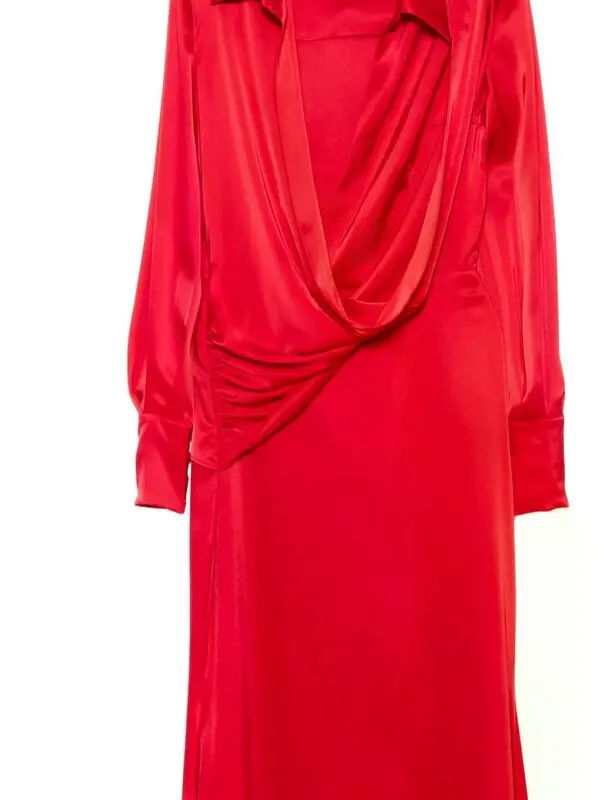ISABEL SANCHIS Denes Maxi Dress - Red