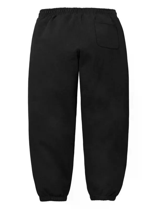 Supreme Satin-appliqué Track Pants - Black