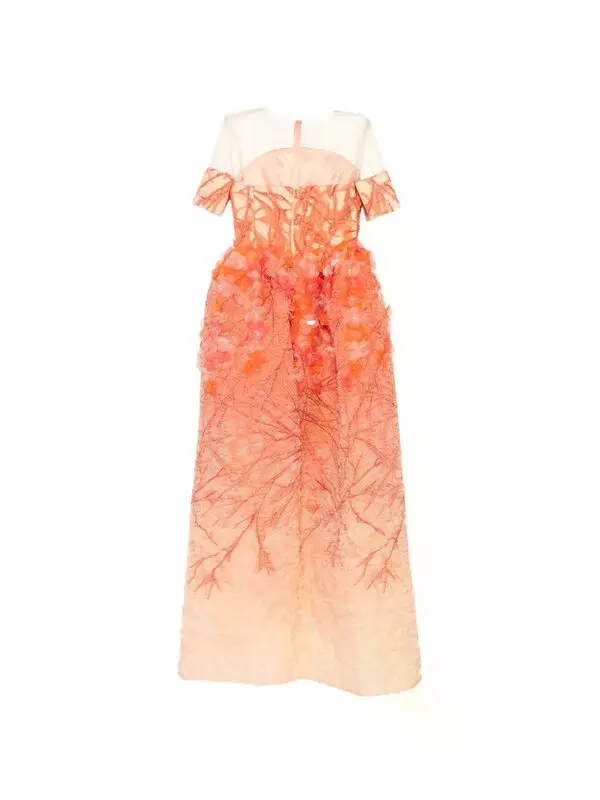 ISABEL SANCHIS Brocade Maxi Dress