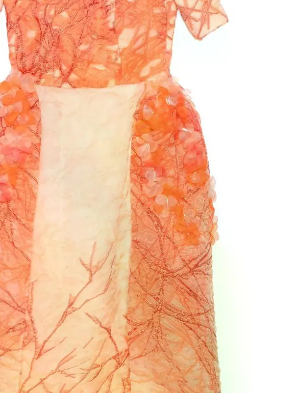 ISABEL SANCHIS Brocade Maxi Dress