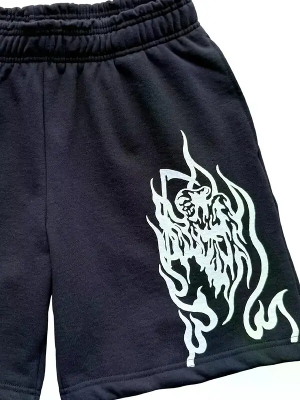 WARREN LOTAS Printed & Embroidered Shorts