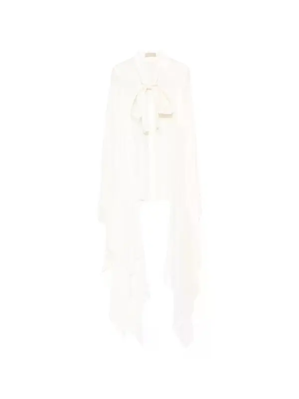 Elie Saab Silk Shirt - Neutrals
