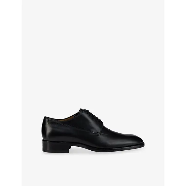 CHRISTIAN LOUBOUTIN Sartoby Leather Flat Derby Shoes