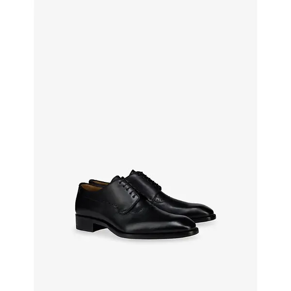 CHRISTIAN LOUBOUTIN Sartoby Leather Flat Derby Shoes
