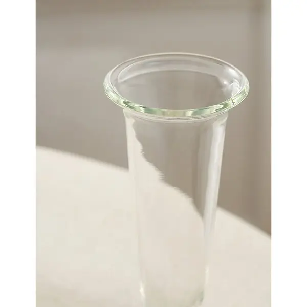 THE WHITE COMPANY Fluted Glass Vase 21.5cm
