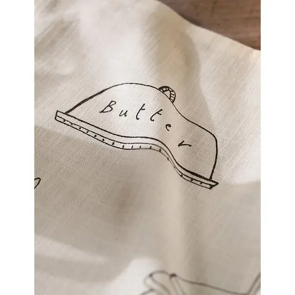 THE WHITE COMPANY Breakfast Club Cotton Tea Towel