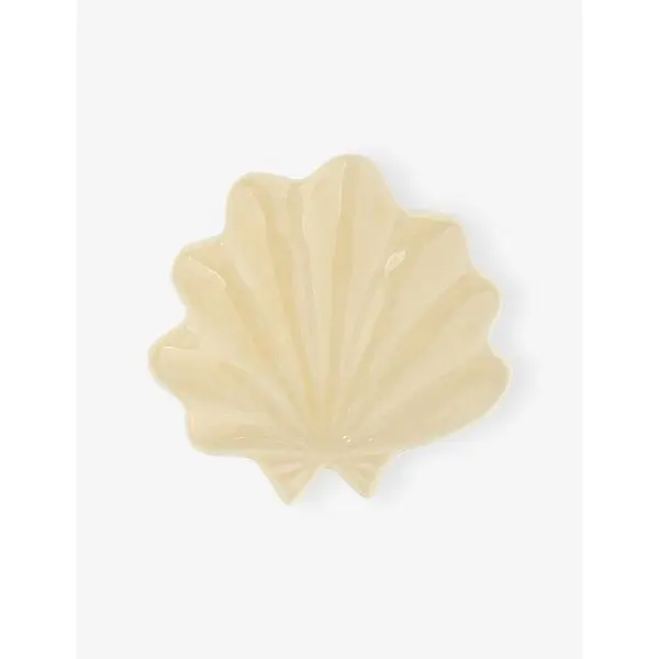 ANNA + NINA Shell Ceramic Trinket Dish 12cm