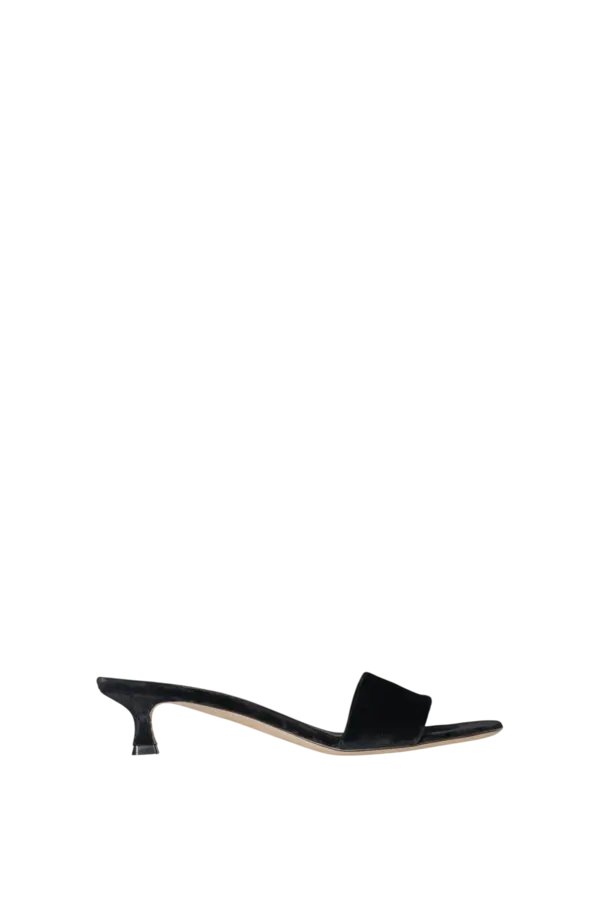 THE ROW Combo Two Velvet Slides
