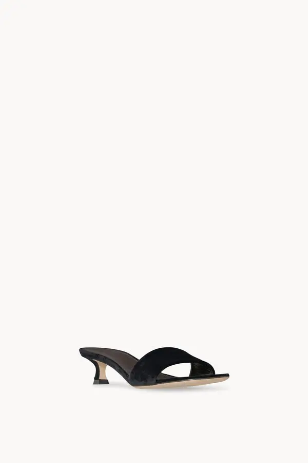 THE ROW Combo Two Velvet Slides